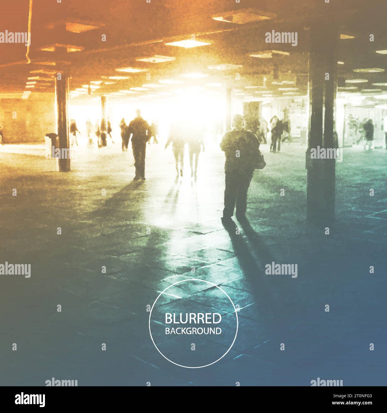 Trendy Retro Vintage Style Background Design - Urban Underground Theme ...