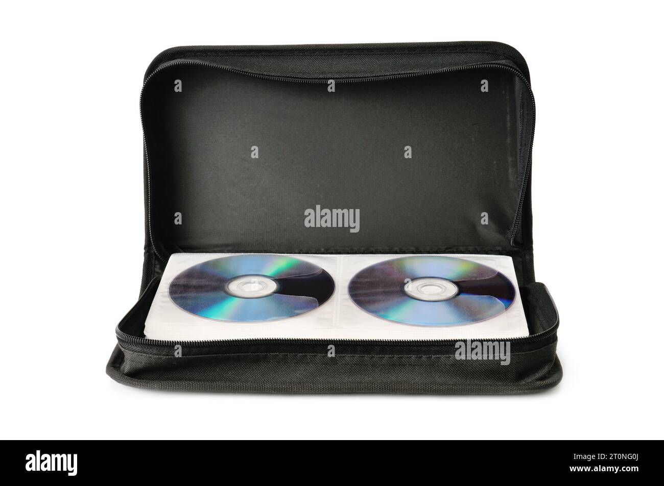 Bag for digital disks isolated on white Stock Photo - Alamy