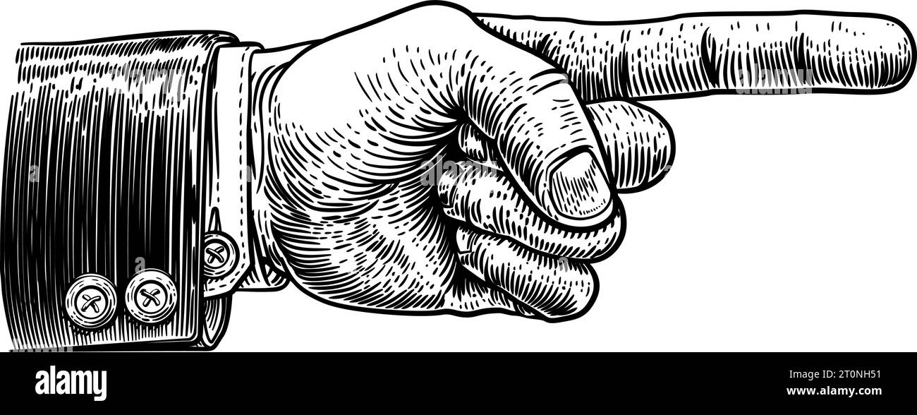 Finger pointing right direction Cut Out Stock Images & Pictures - Alamy