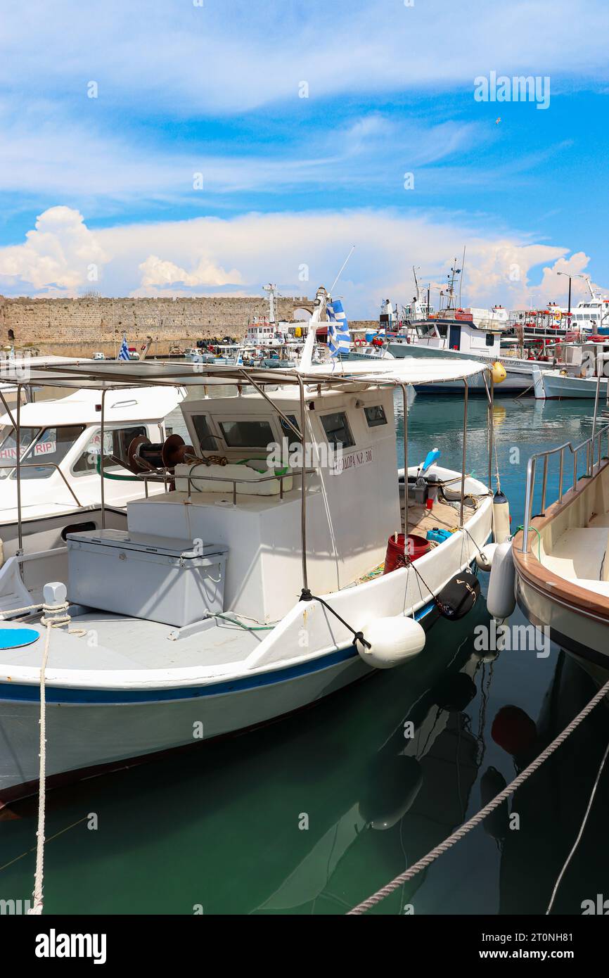 Mandraki marina port hi-res stock photography and images - Alamy