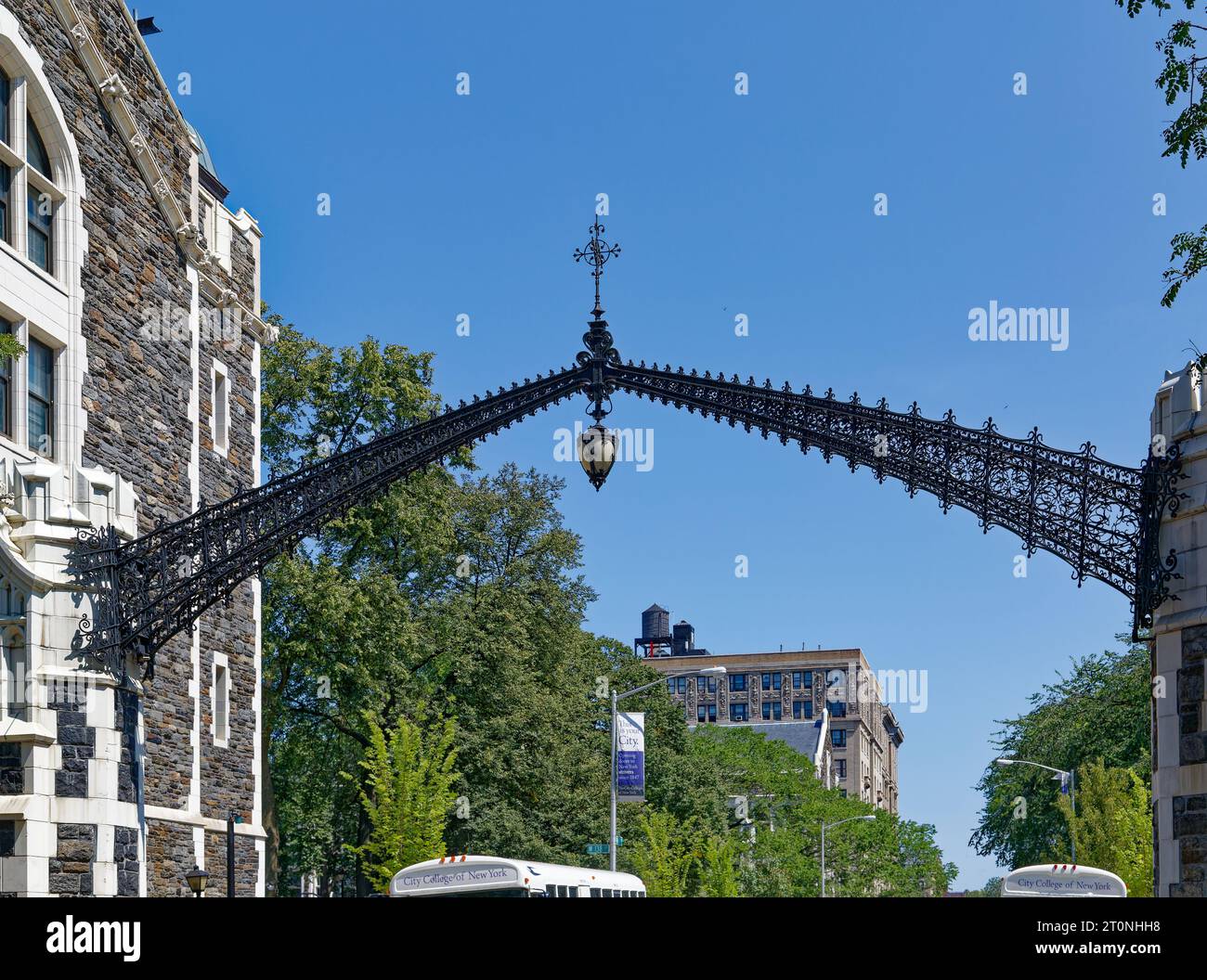 Alexander Hamilton Gate, one of six grand entrances to City College of ...