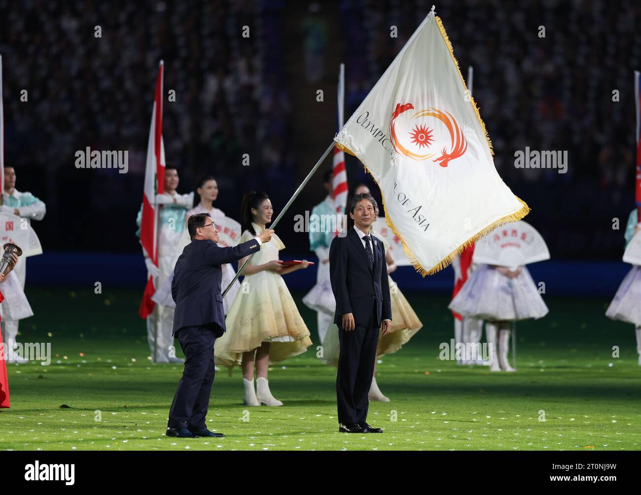 Hangzhou. 8th Oct, 2023. This photo taken on Oct. 8, 2023 shows the ...