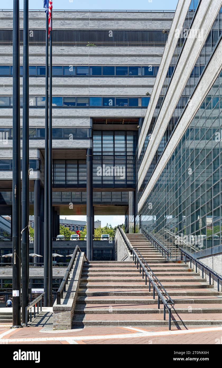 North Academic Center, built in 1984 on the site of Lewisohn Stadium ...