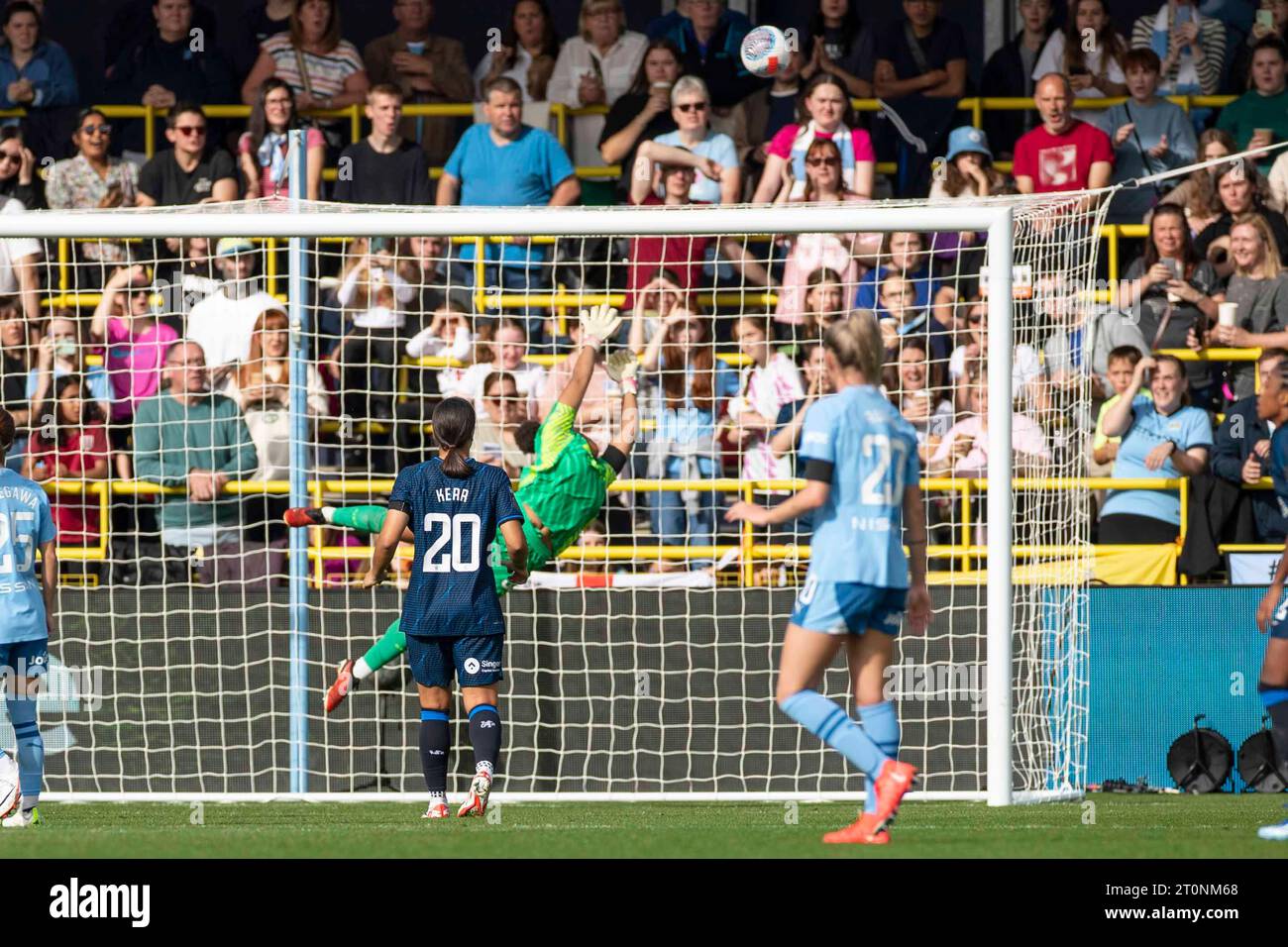 Khiara Keating 35 Gk Of Manchester City Makes A Save During The