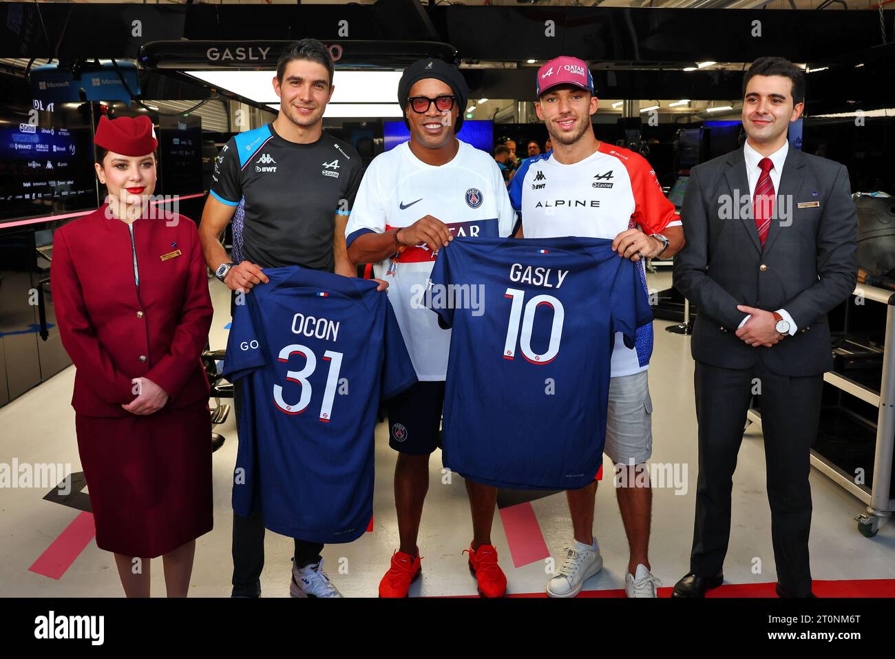 Doha, Qatar. 08th Oct, 2023. Esteban Ocon (FRA) Alpine F1 Team and ...