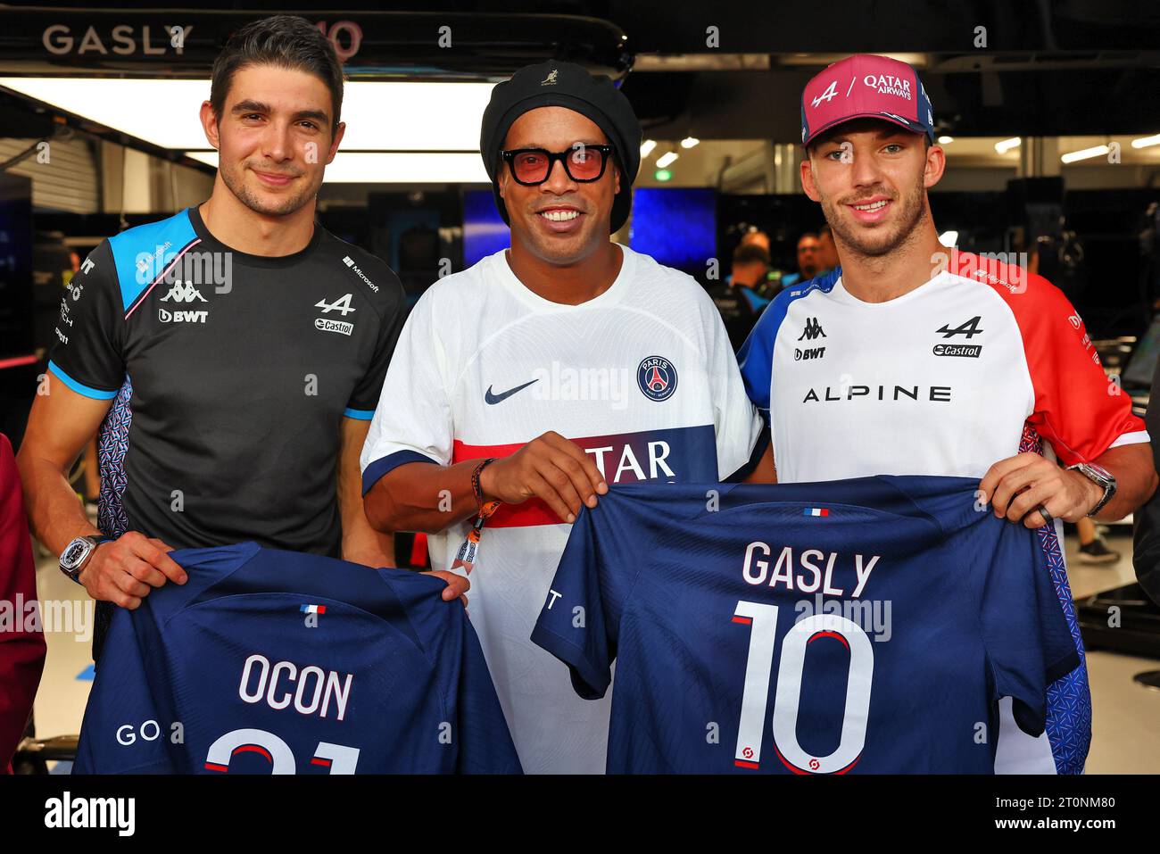 Doha, Qatar. 08th Oct, 2023. Esteban Ocon (FRA) Alpine F1 Team and ...