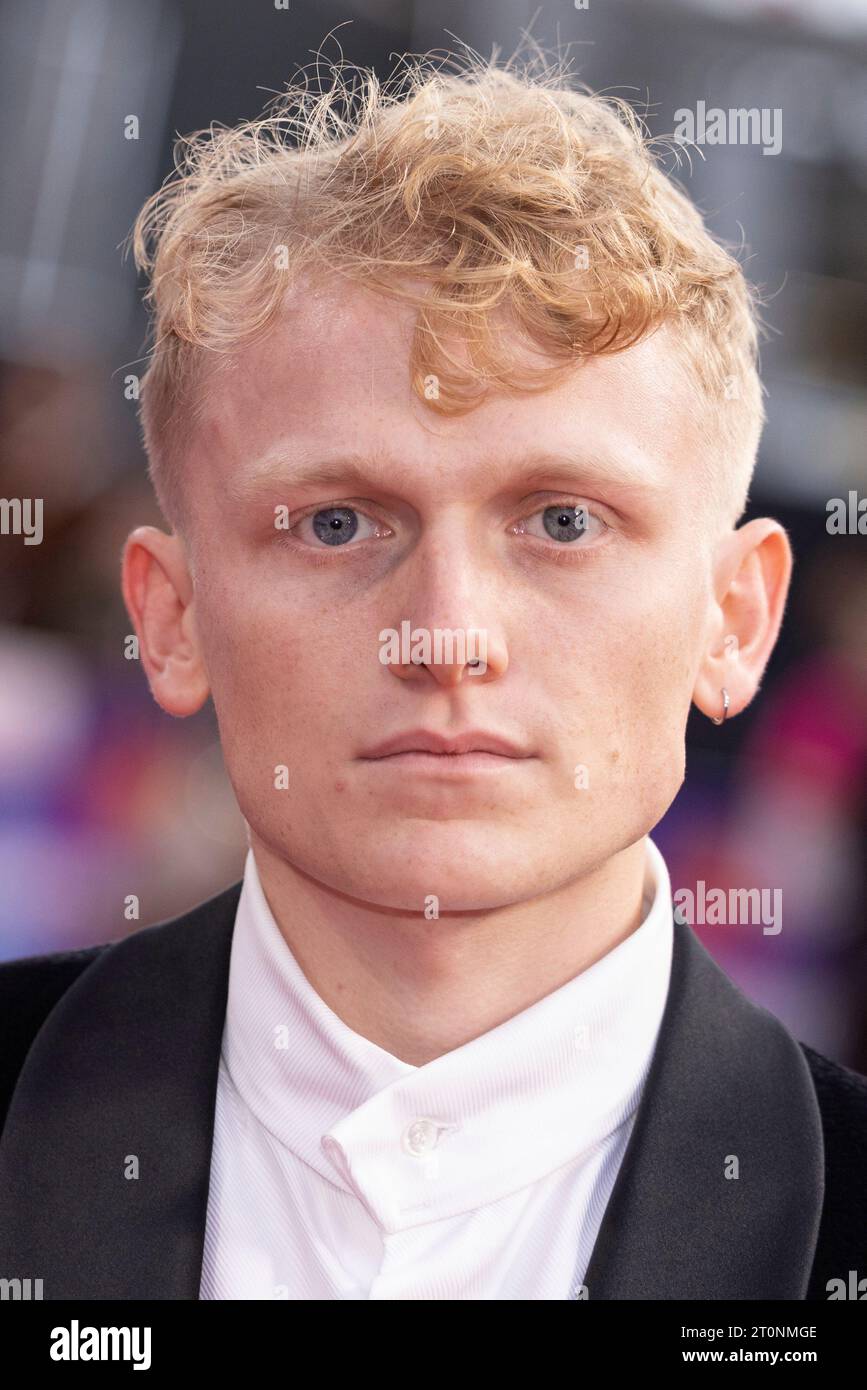 George Jaques poses for photographers upon arrival for the premiere of ...