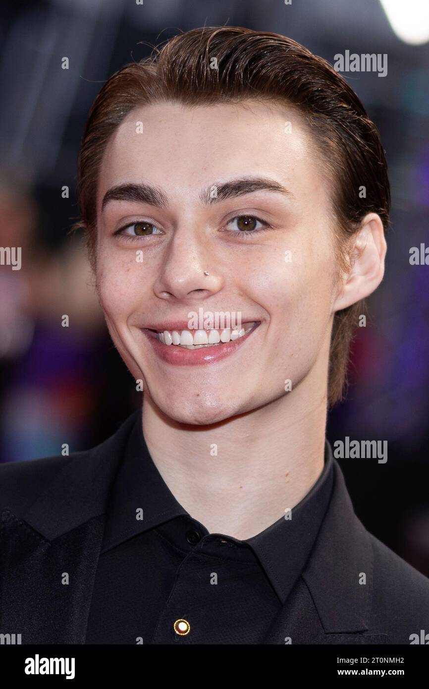 Bryce Mckenzie poses for photographers upon arrival for the premiere of ...