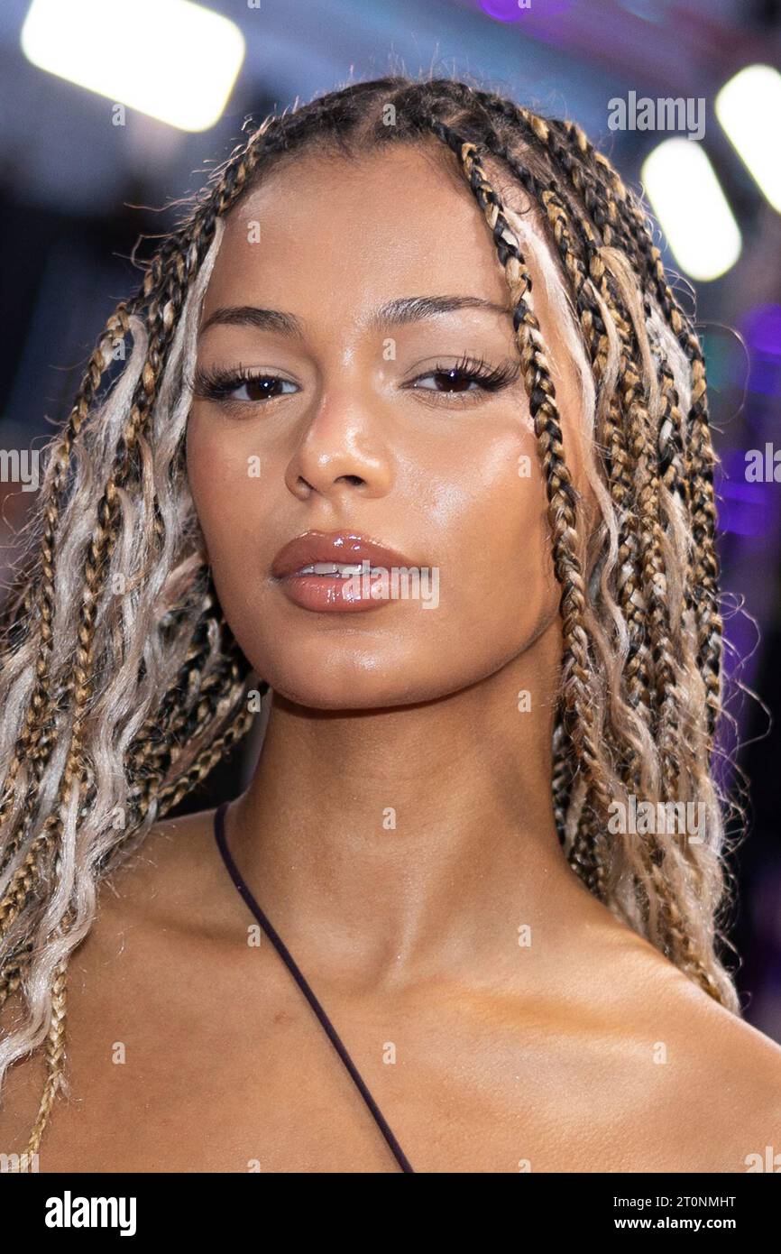 Pam Hughes poses for photographers upon arrival for the premiere of the ...