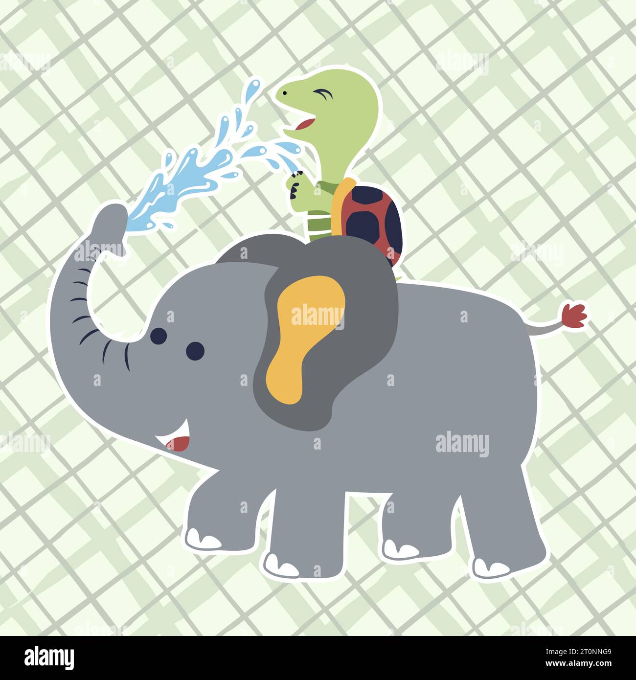 Playful wildlife vector vectors Stock Vector Images - Alamy