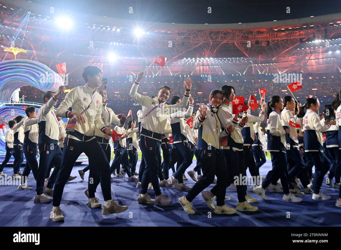 Hangzhou, China's Zhejiang Province. 8th Oct, 2023. Delegation of China ...