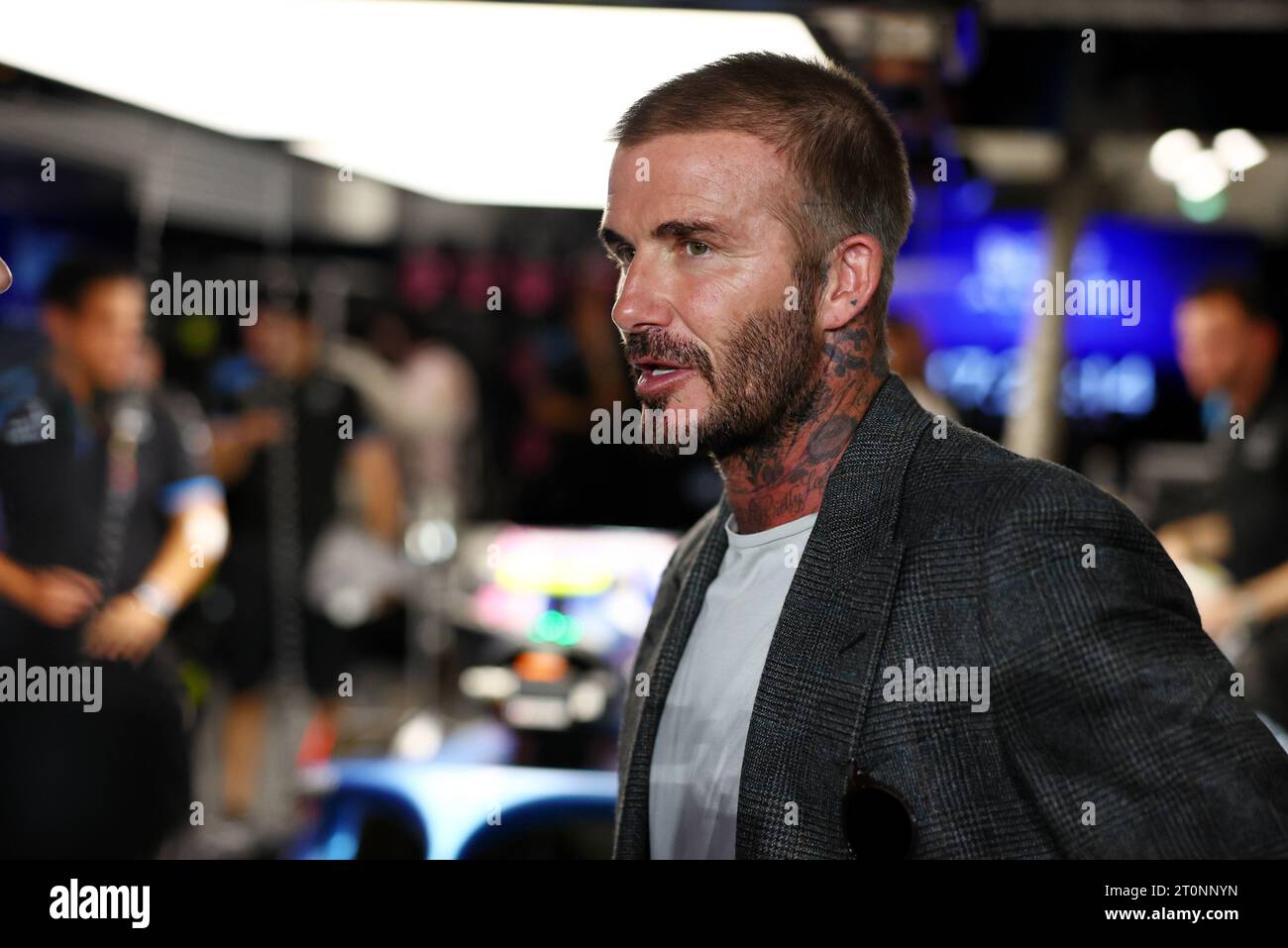David beckham qatar hi-res stock photography and images - Alamy