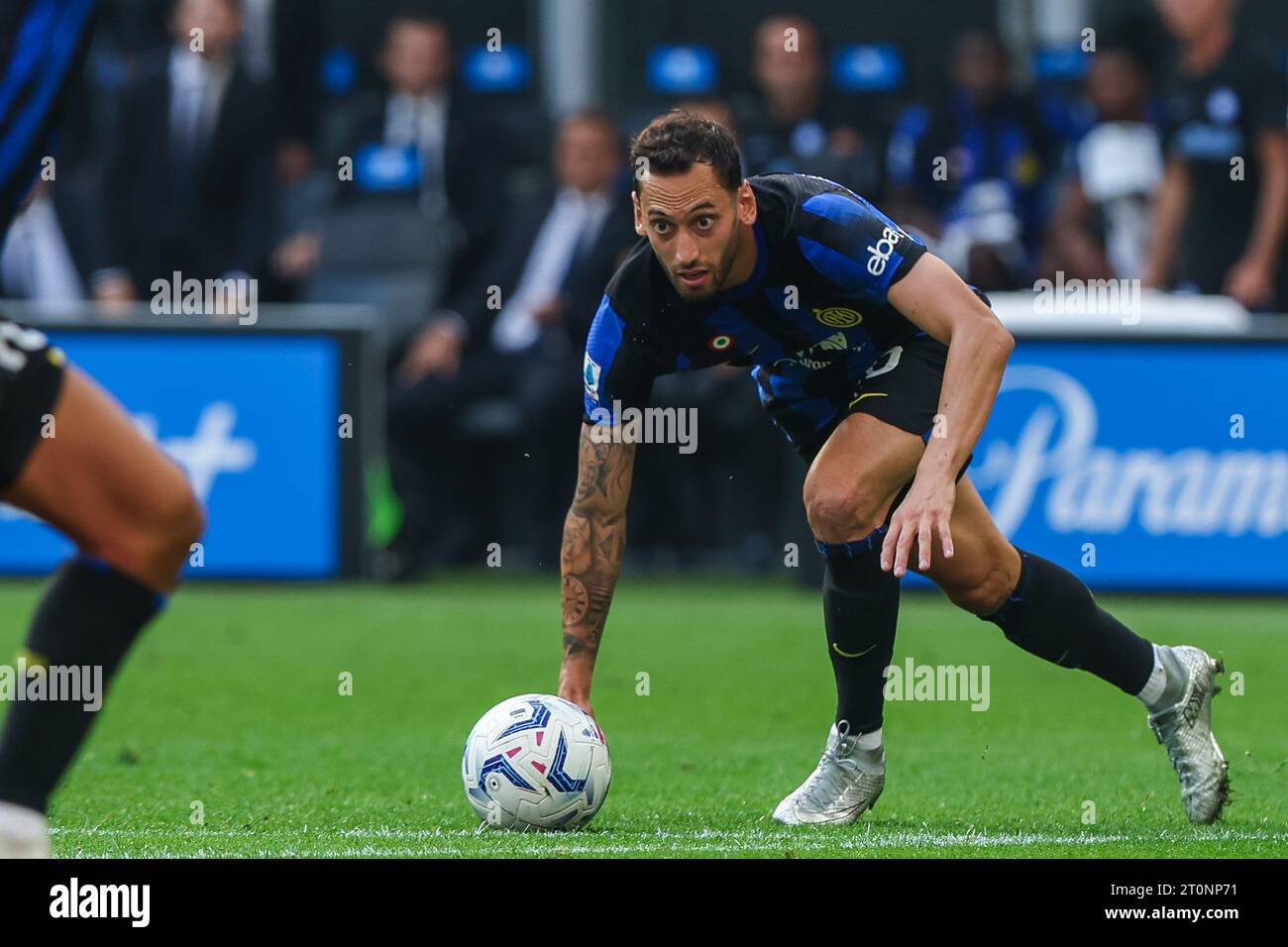 Hakan Calhanoglu of FC Internazionale seen in action during the Serie A ...