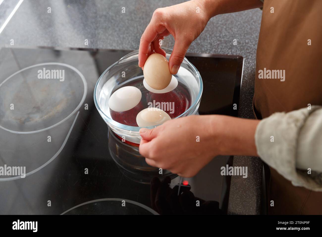 Putting eggs into a pot hi-res stock photography and images - Alamy