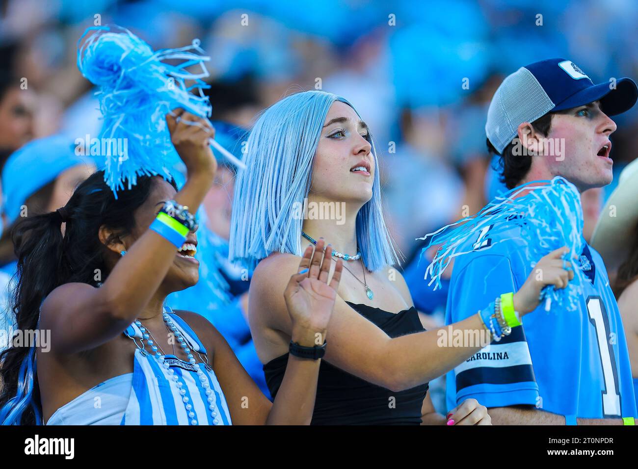October 7, 2023: Carolina fans. NCAA football game between Syracuse ...
