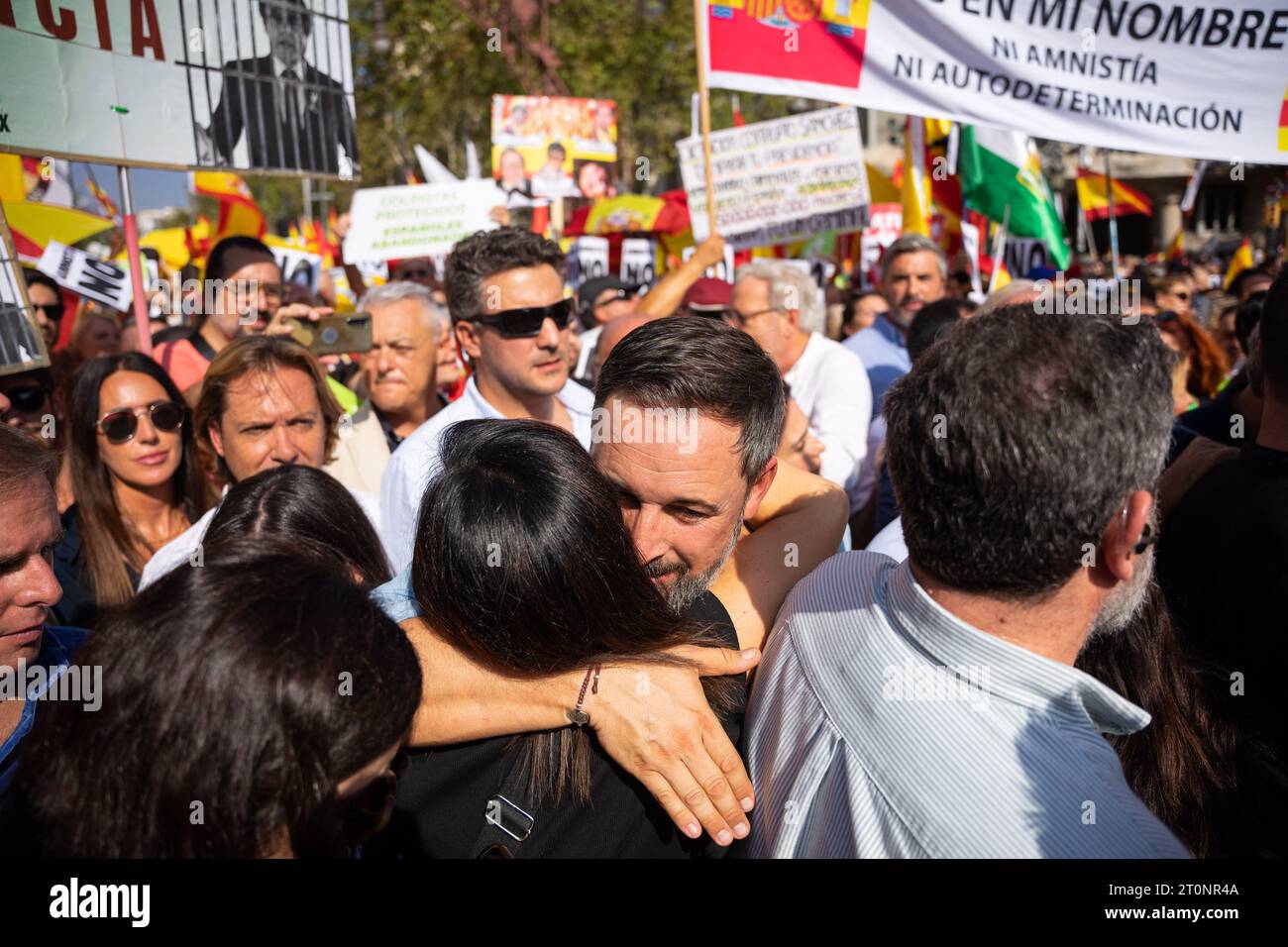 Barcelona, Barcelona, Spain. 8th Oct, 2023. Santiago Abascal, president ...