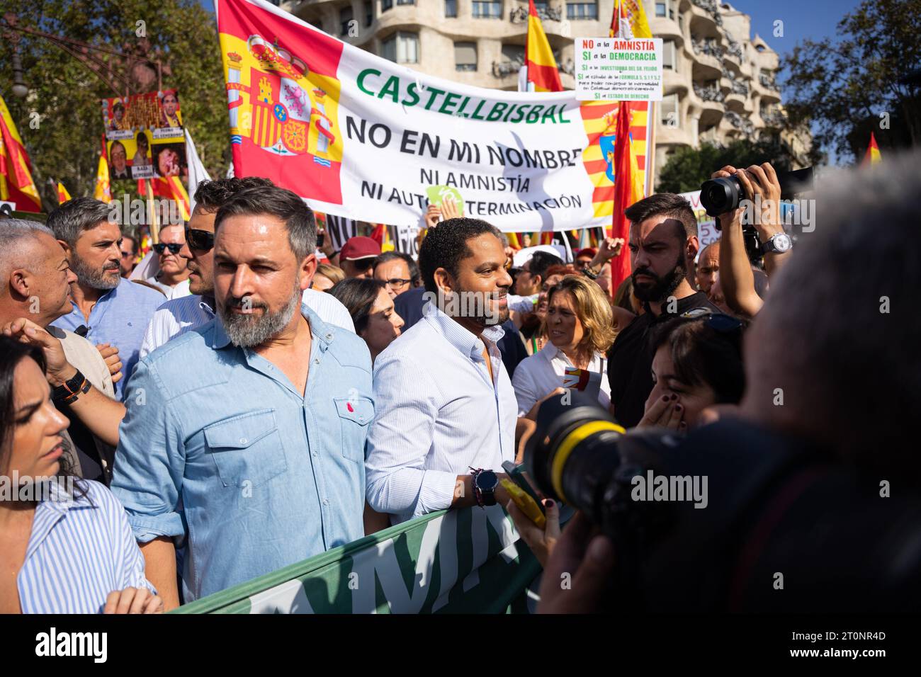 Barcelona, Barcelona, Spain. 8th Oct, 2023. Santiago Abascal, president ...