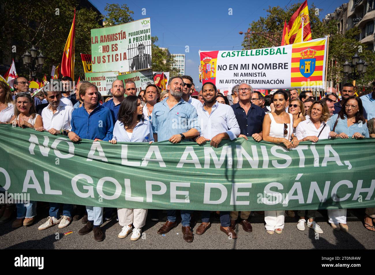 Barcelona, Barcelona, Spain. 8th Oct, 2023. Santiago Abascal, president ...