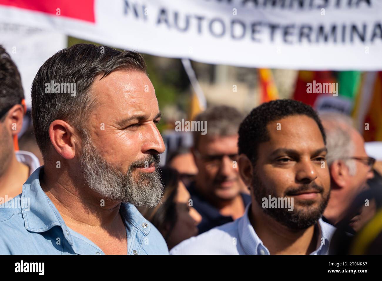 Barcelona, Barcelona, Spain. 8th Oct, 2023. Santiago Abascal, president ...