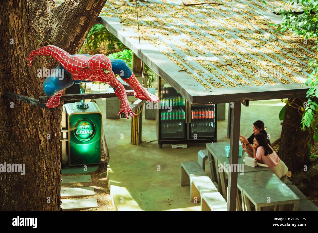 RATCHABURI -THAILAND,DECEMBER 31 ,2022 : A beautiful statue of ...