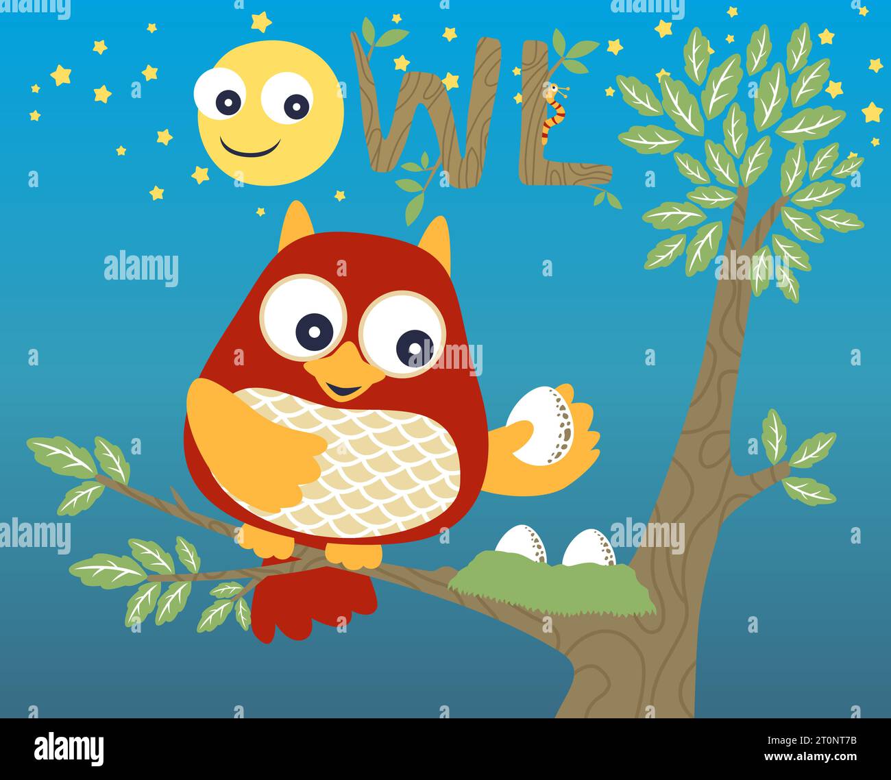 Holding bird nest Stock Vector Images - Alamy