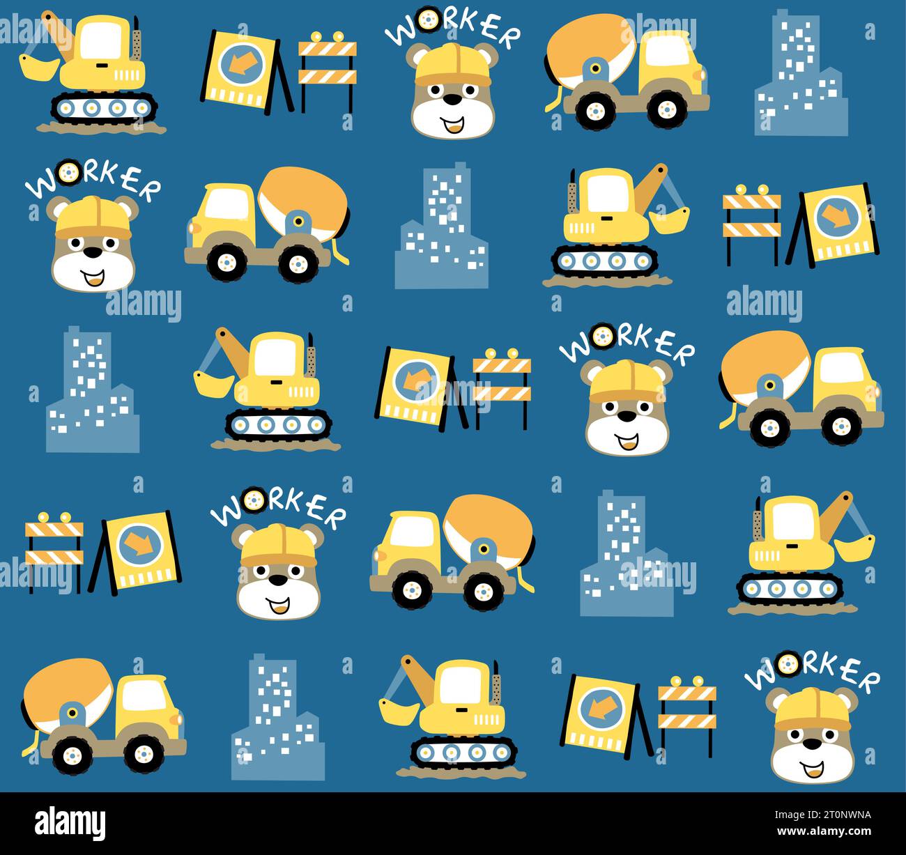 Seamless pattern construction tool Stock Vector Images - Alamy