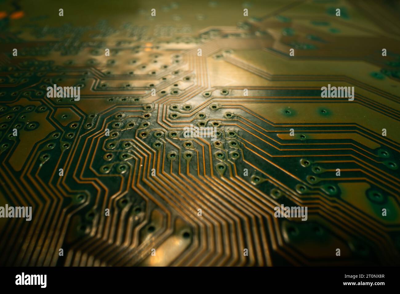 Electronic circuit board technology background. Electronic plate ...