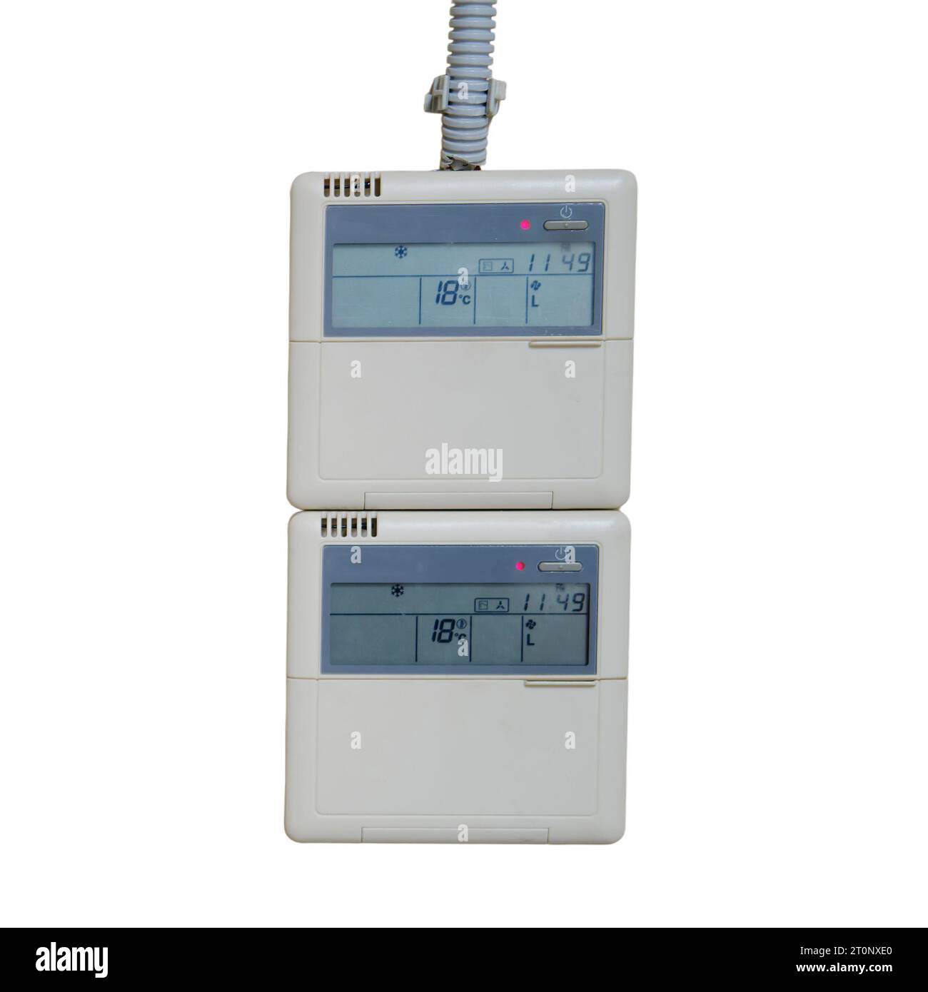 Wall-mounted control panel for a group of industrial air conditioners ...