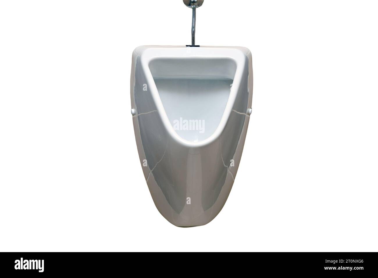 The washroom boasts a modern design with a clean urinal toilet bowl and ...