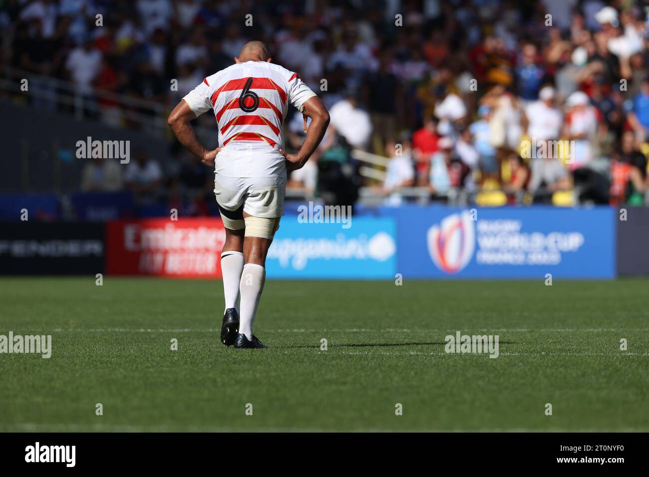 Japan's Michael Leitch looks dejected after final whistle during the ...
