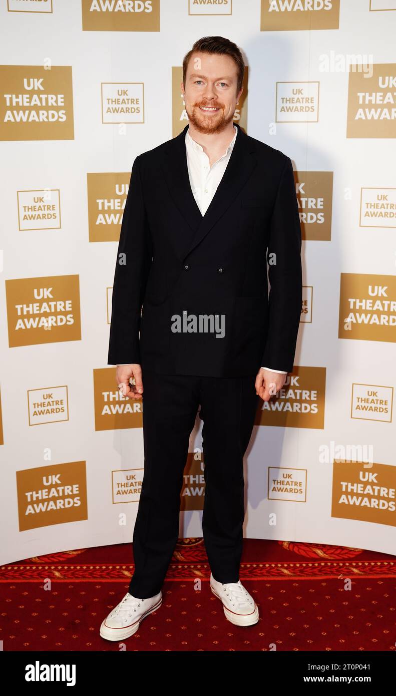 Daniel Rigby arrives for the UK Theatre Awards at the Guildhall, in the ...