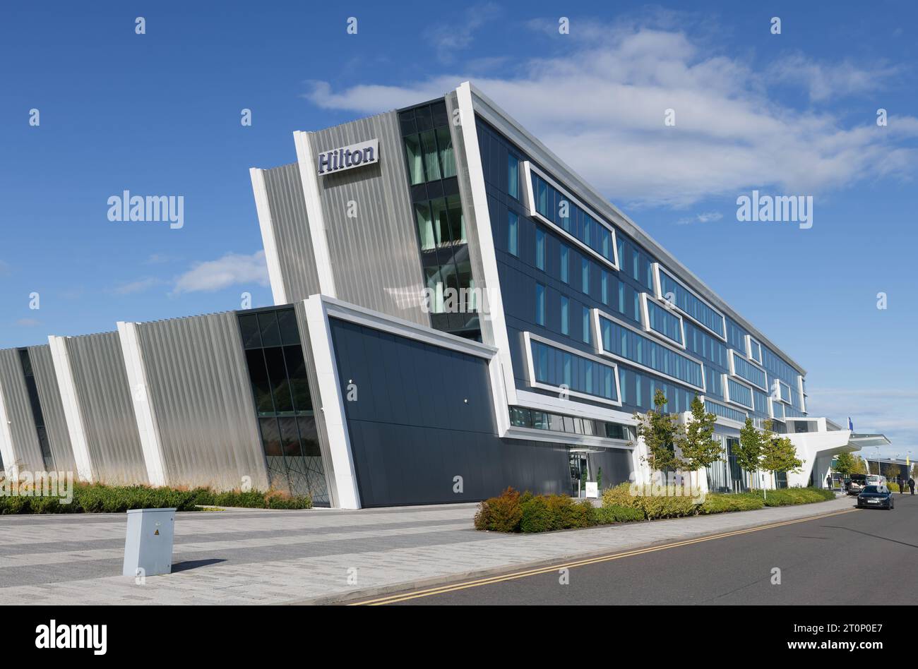 The modern Hilton Hotel Teca, close to the airport, Aberdeen, Scotland ...