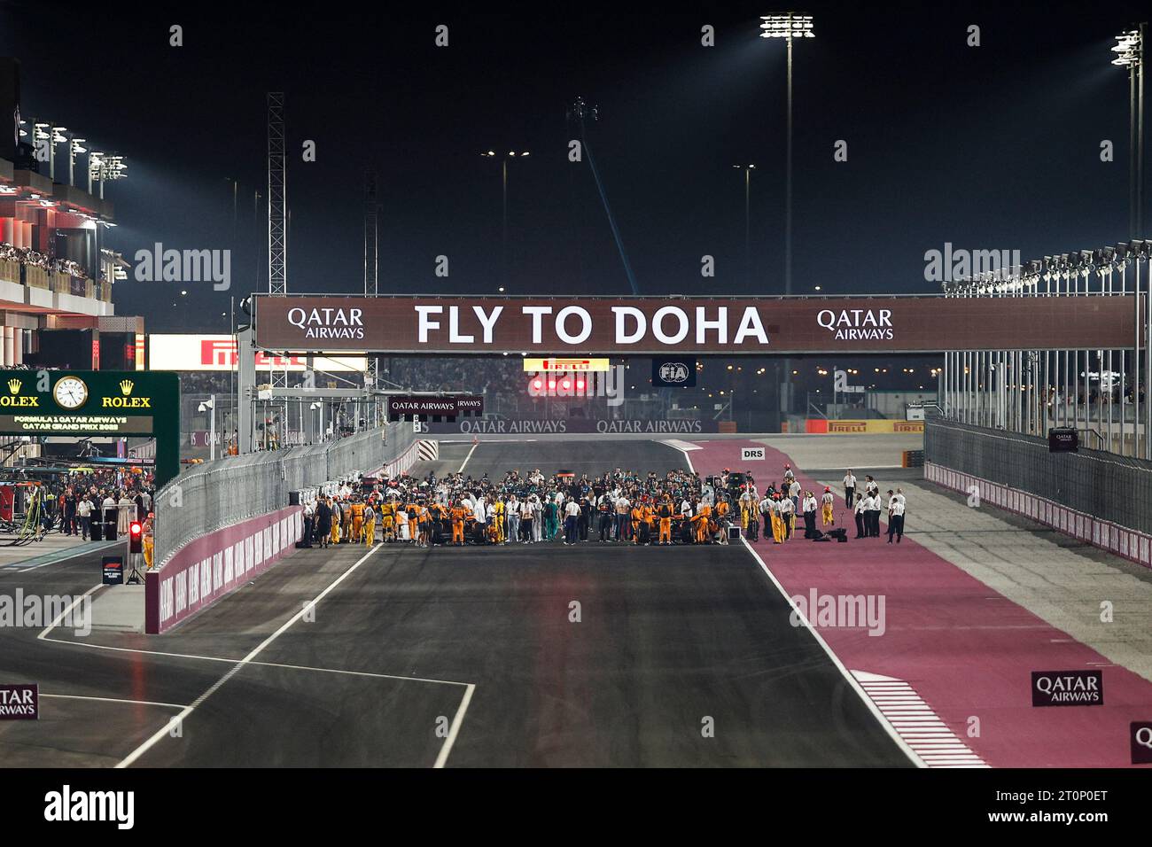 start of the race, depart, during the 2023 Formula 1 Qatar Grand Prix ...