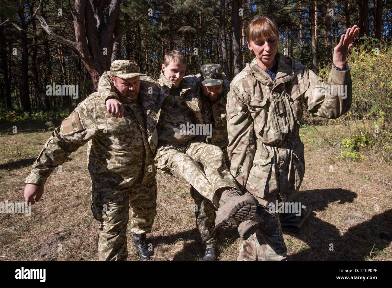 Ukrainian chaplains training hi-res stock photography and images - Alamy