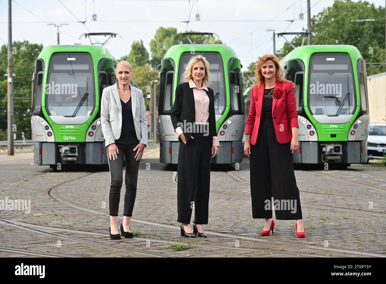 22.09.21, Hannover, Üstra 3 Damen bilden den Vorstand Elke Maria van ...