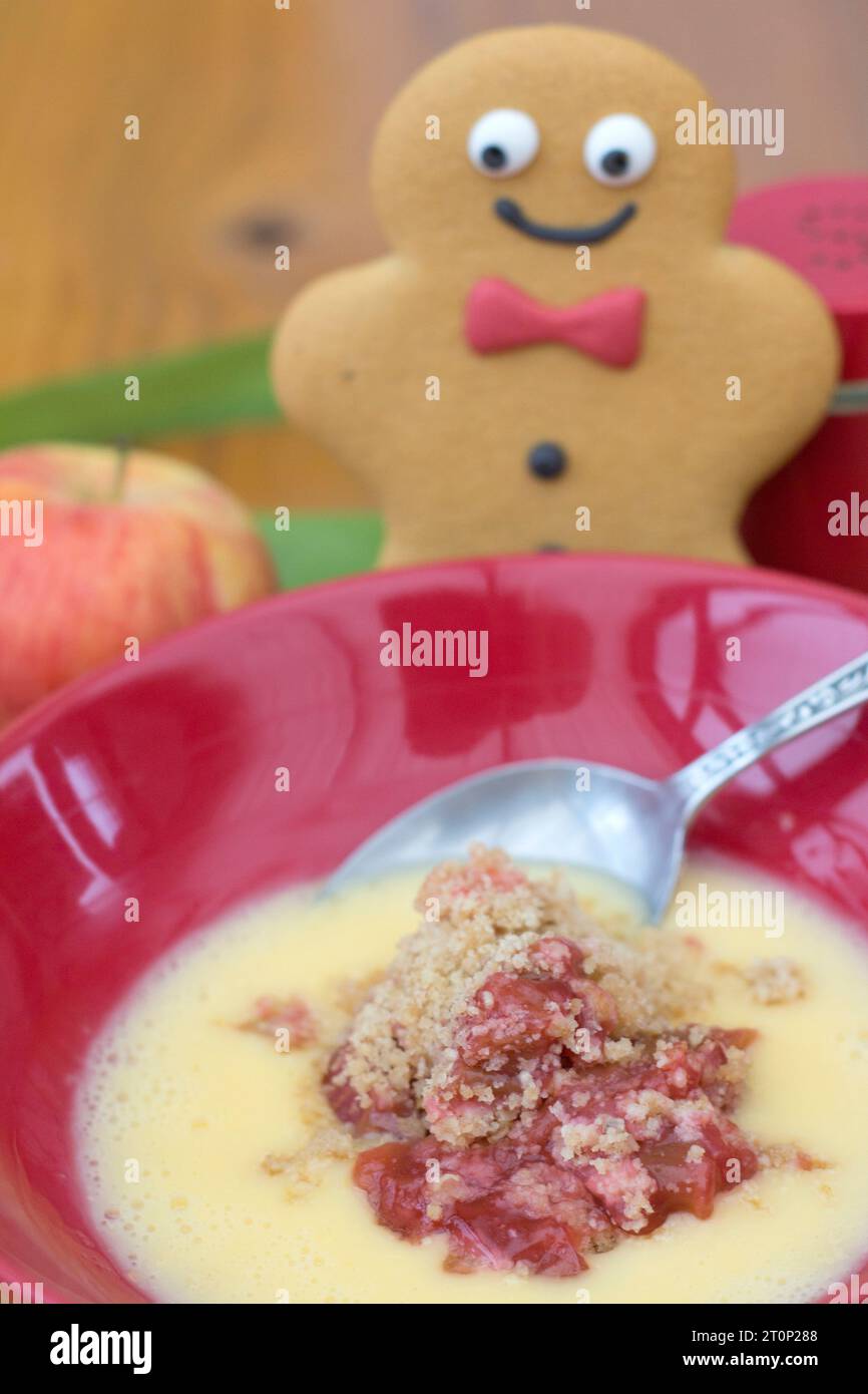 Pudding custard eating man hi-res stock photography and images - Alamy