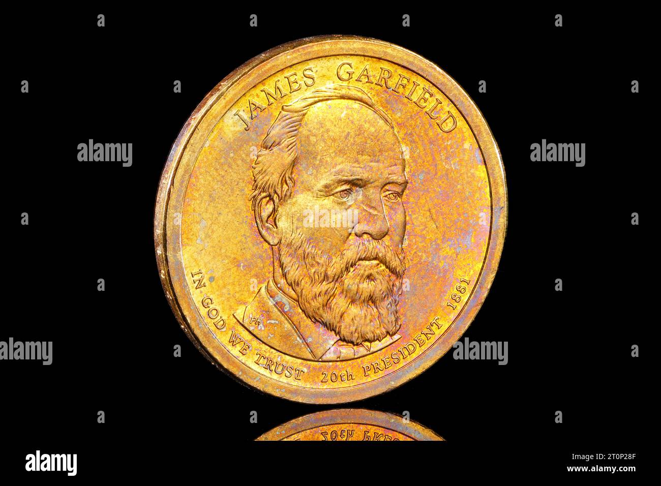 2011 Presidential $1 coin featuring the 20th President of the United ...
