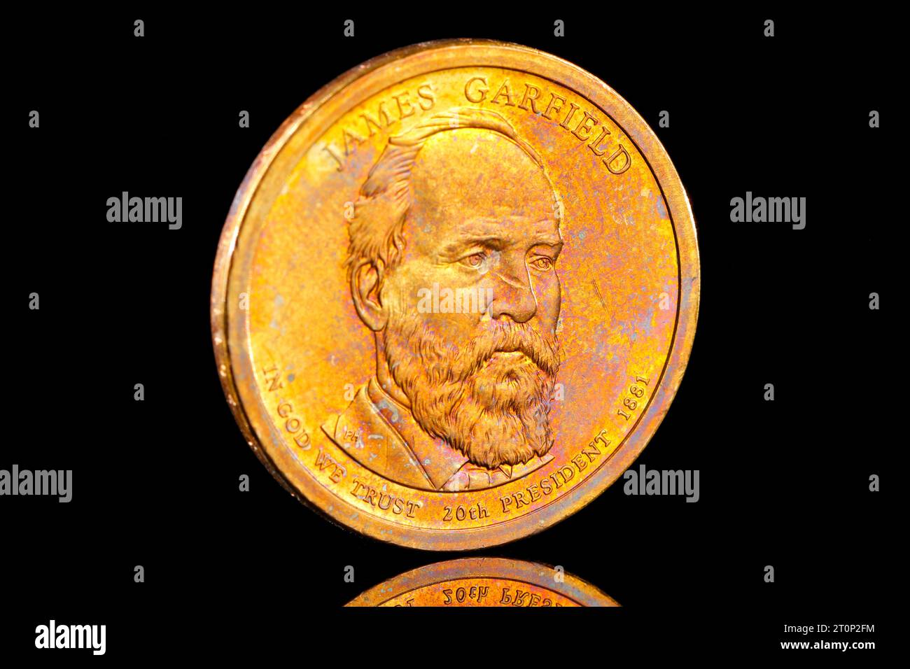 2011 Presidential $1 coin featuring the 20th President of the United ...