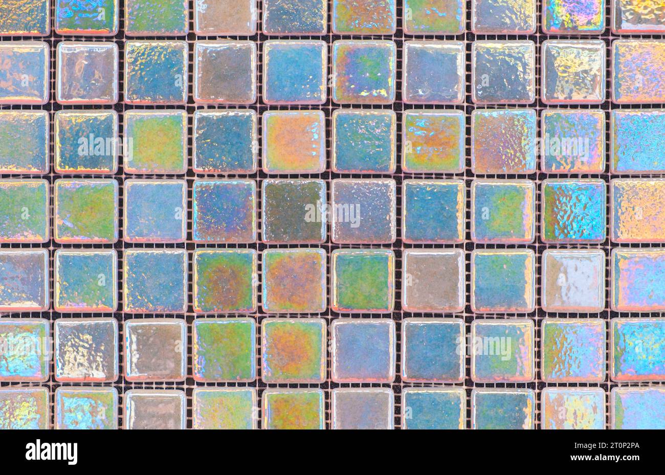 Colorful tiled wall as background, template, page or web banner Stock ...