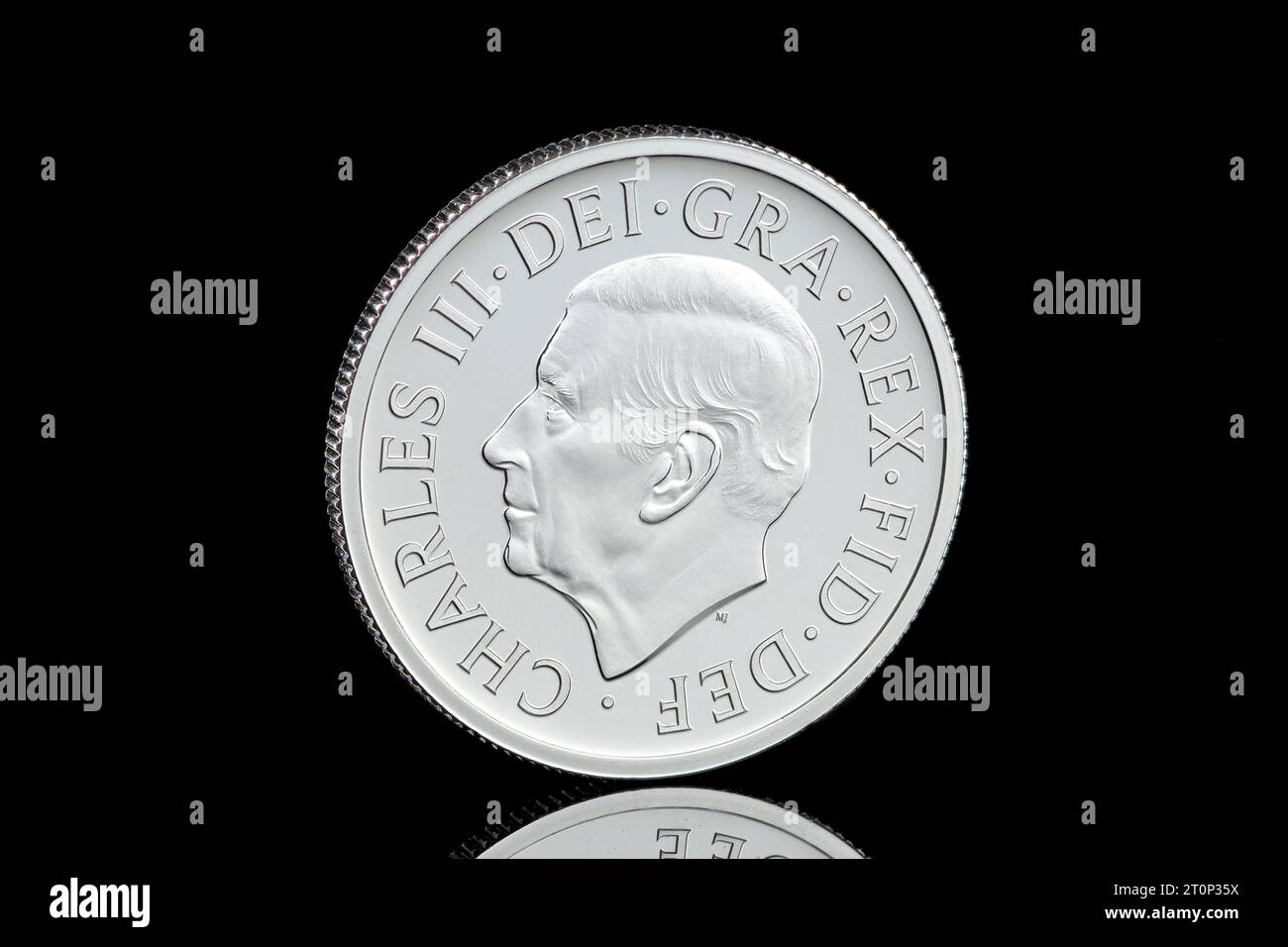 The first silver sixpence to feature KIng Charles III. Issued by the ...
