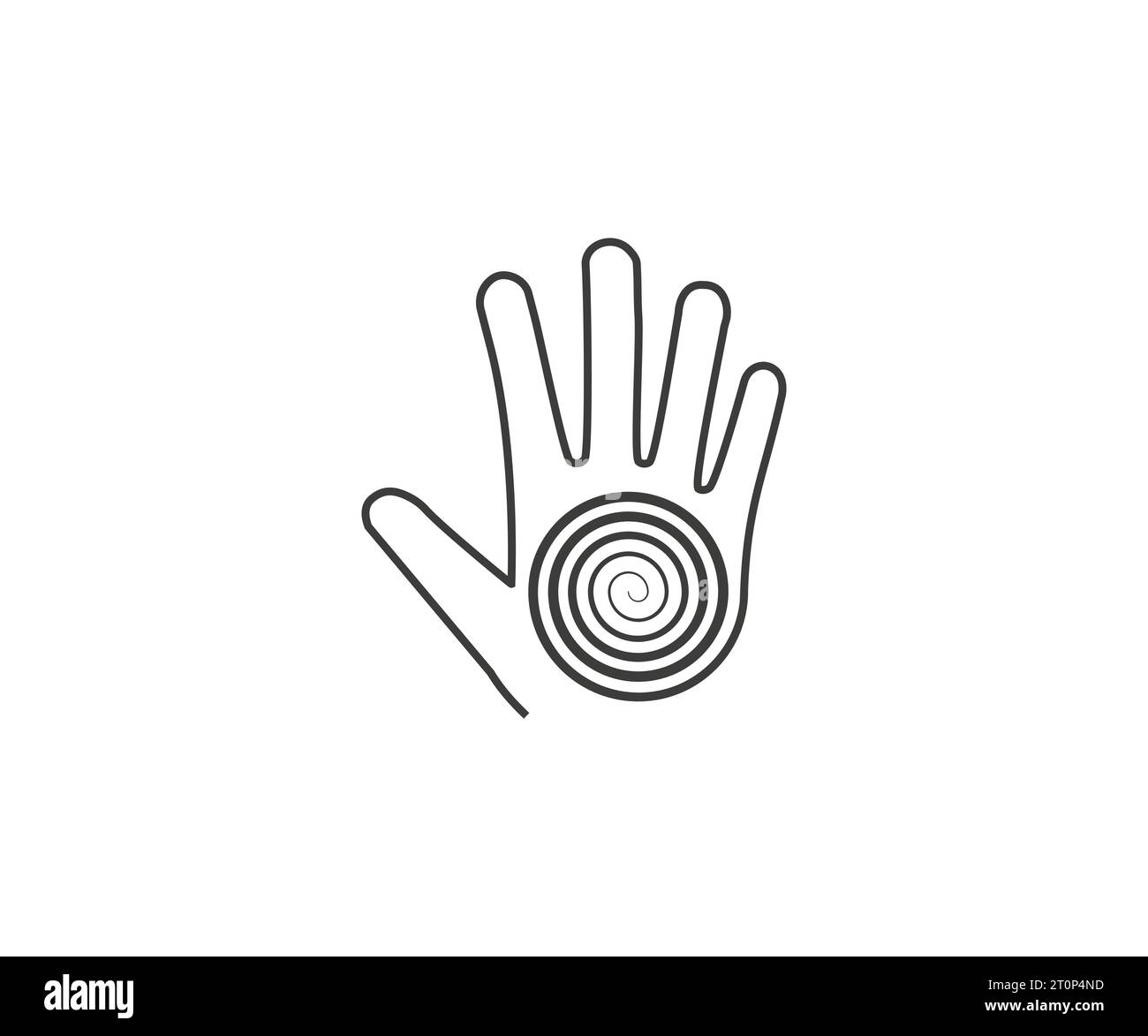 Hypnosis, hand, spiral icon. Vector illustration Stock Vector Image ...