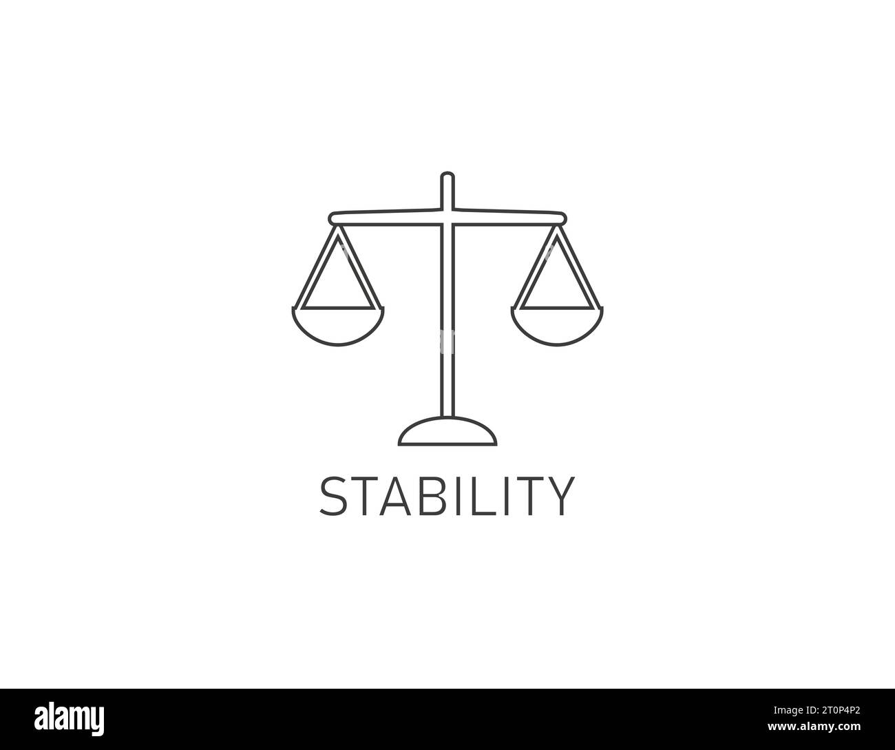 Stability, balance, harmony icon. Vector illustration Stock Vector ...