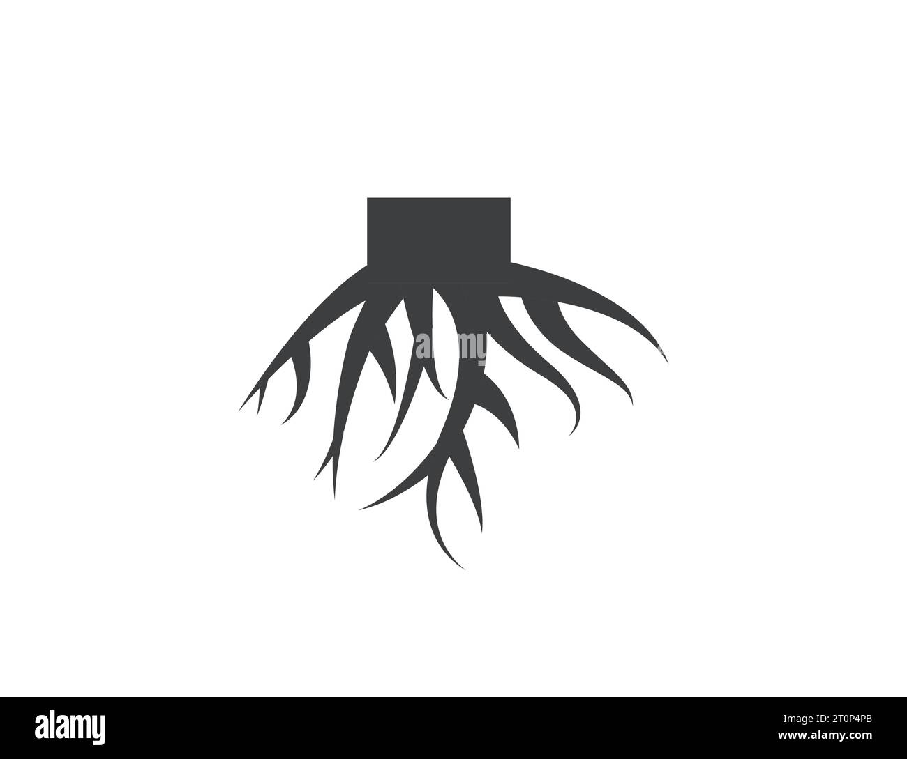 Plant, roots icon. Vector illustration Stock Vector Image & Art - Alamy
