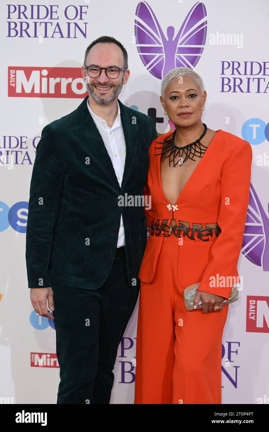 Monica Galetti and husband arrive for the Pride of Britain Awards at ...