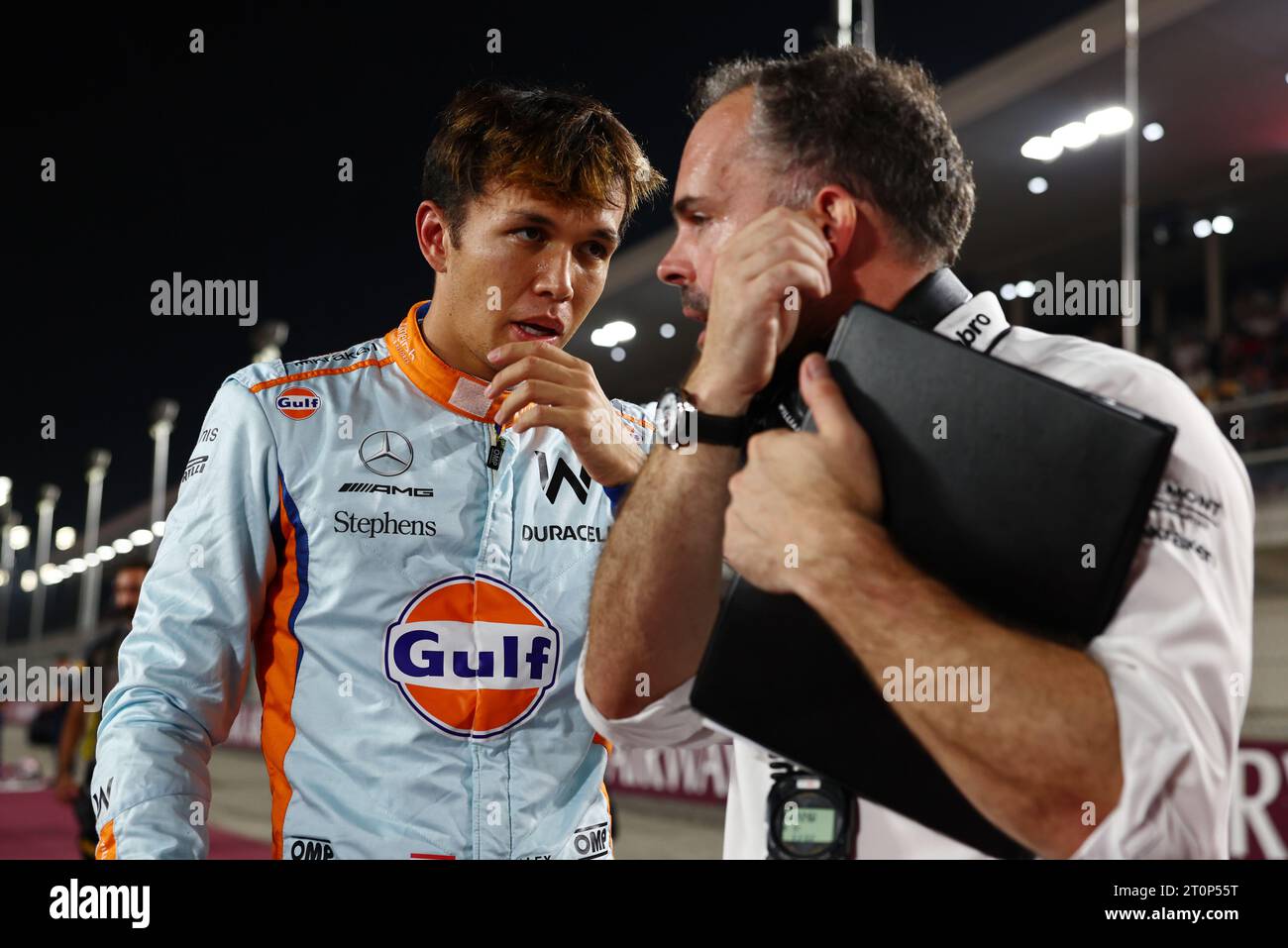 Doha, Qatar. 08th Oct, 2023. Alexander Albon (THA) Williams Racing with ...