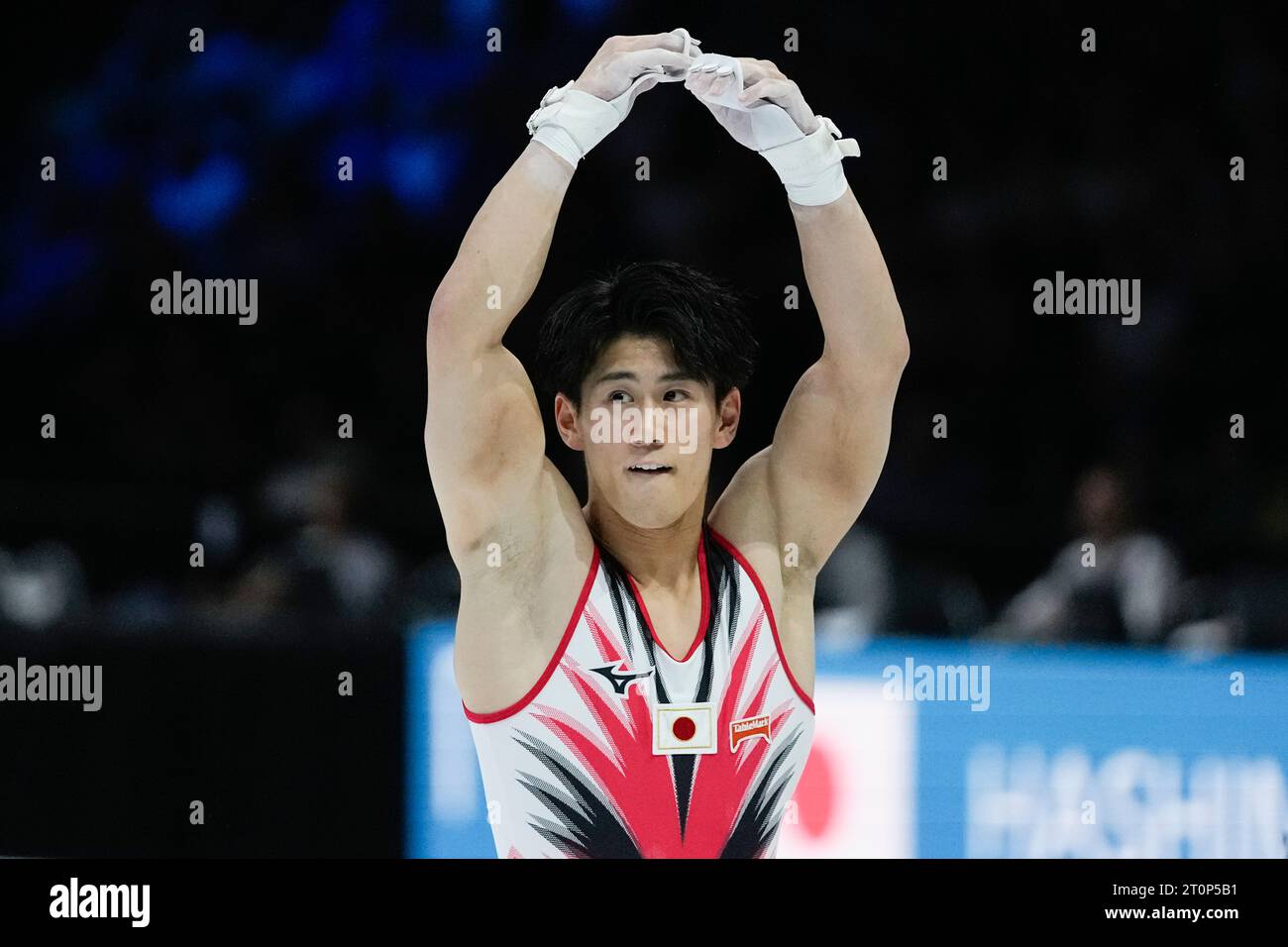 Japan's Daiki Hashimoto won a gold medal on the horizontal bar during ...