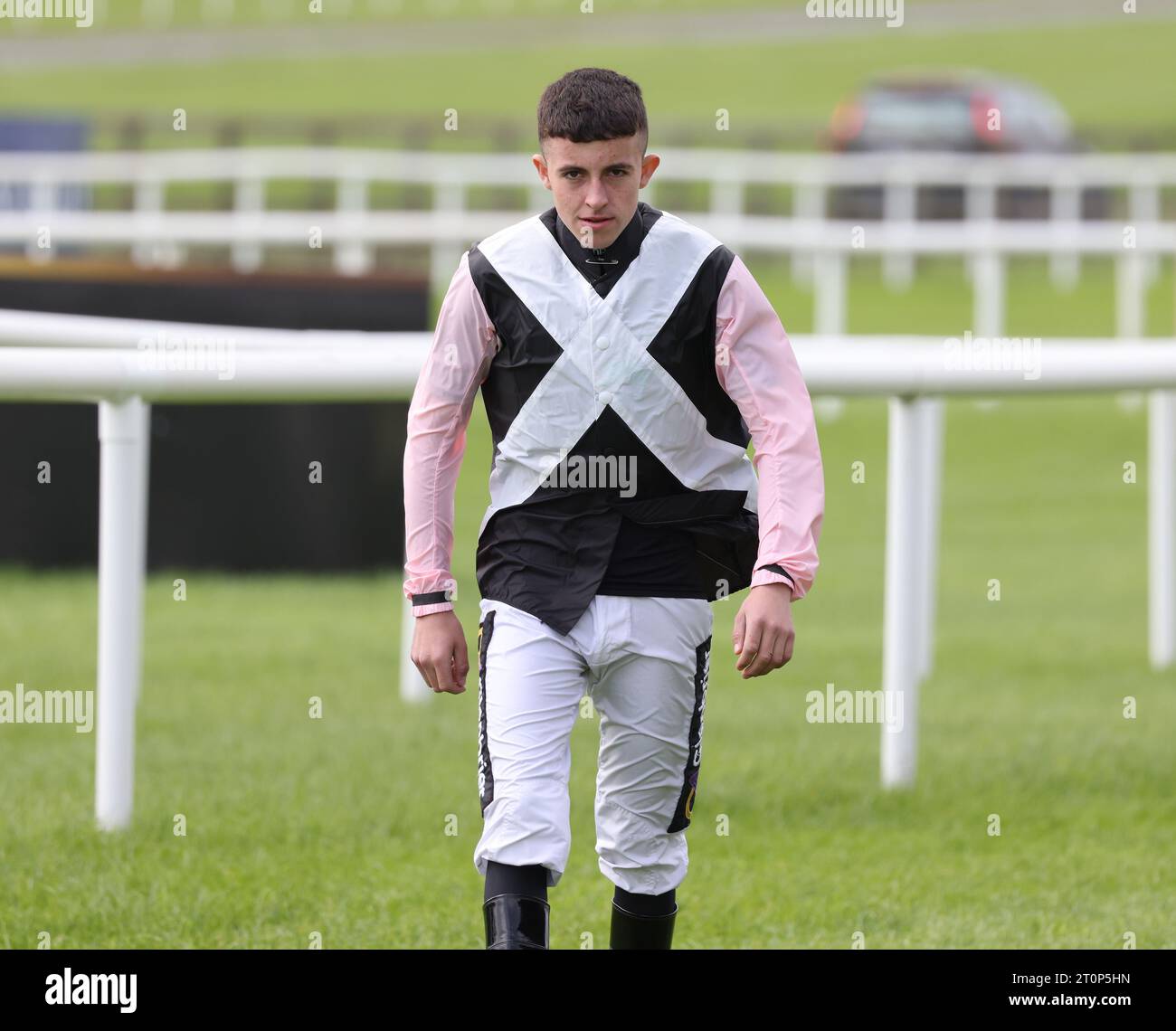 Jockey Jack Kearney at Curragh Racecourse in County Kildare, Ireland ...