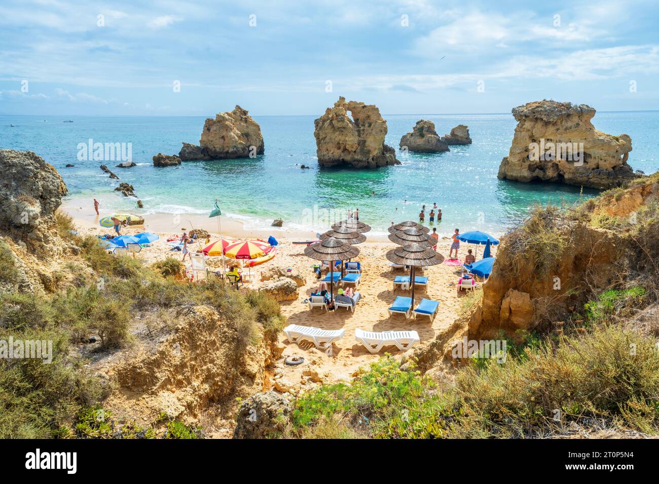 Praia dos Arrifes, Sao Rafael Beach Albufeira Faro District Algarve ...
