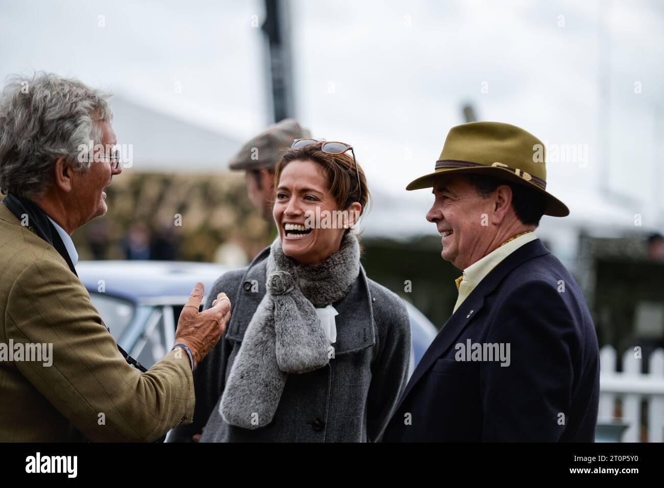 Amanda Stretton female motorsport & motor industry presenter preparing ...