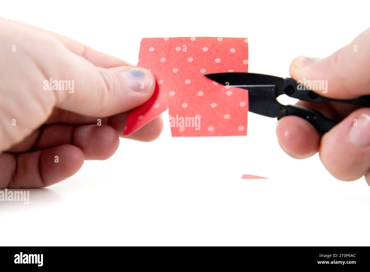 Hands using paper knife hi-res stock photography and images - Alamy